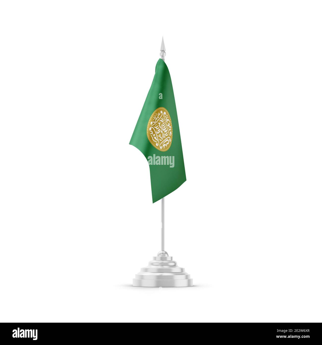 Rohingya Flag Isolated on white background Stock Photo - Alamy