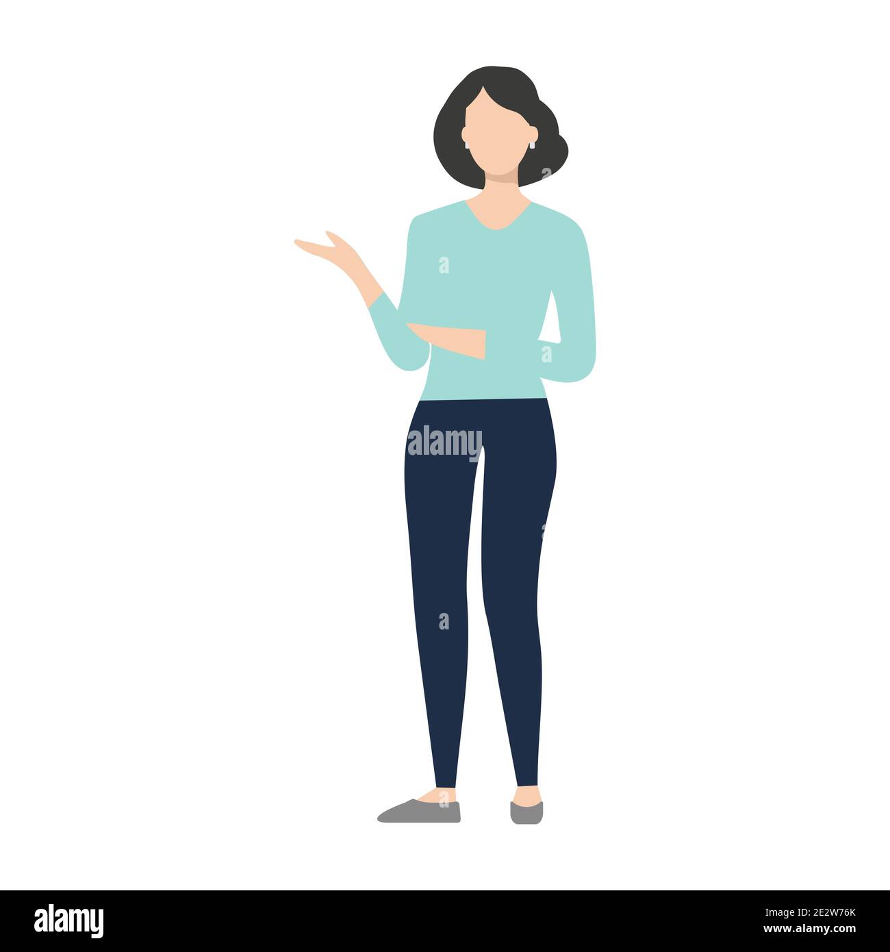 vector sketch of a beautiful young girl promotion and advertising ...