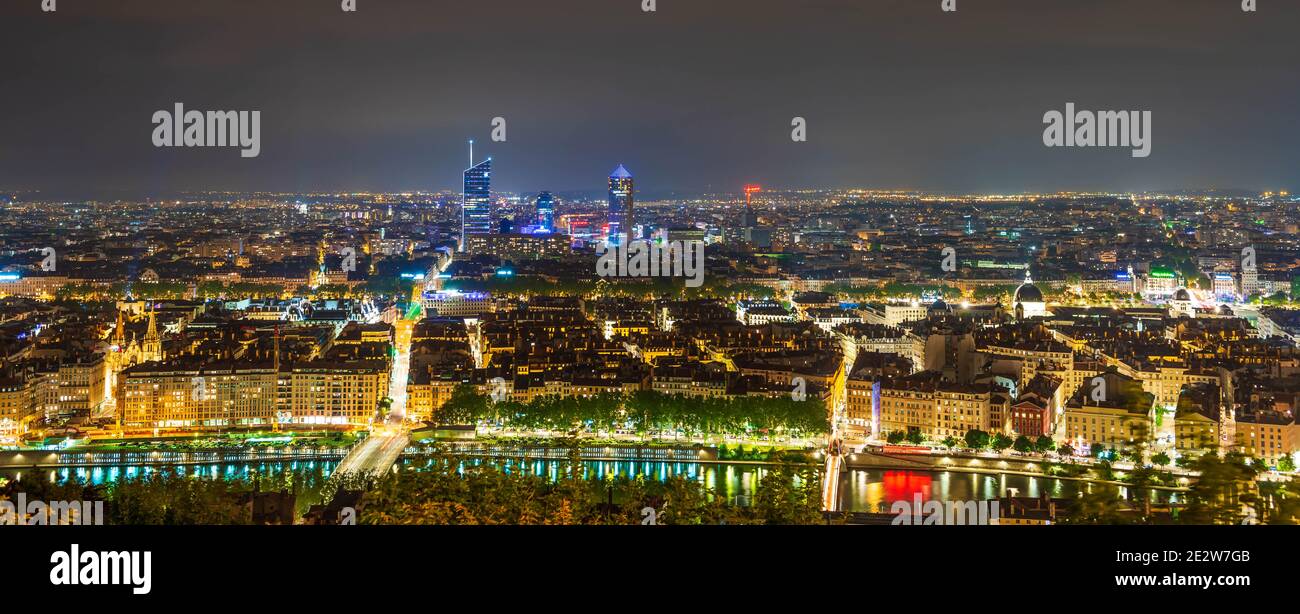 Lyon city in winter hi-res stock photography and images - Alamy