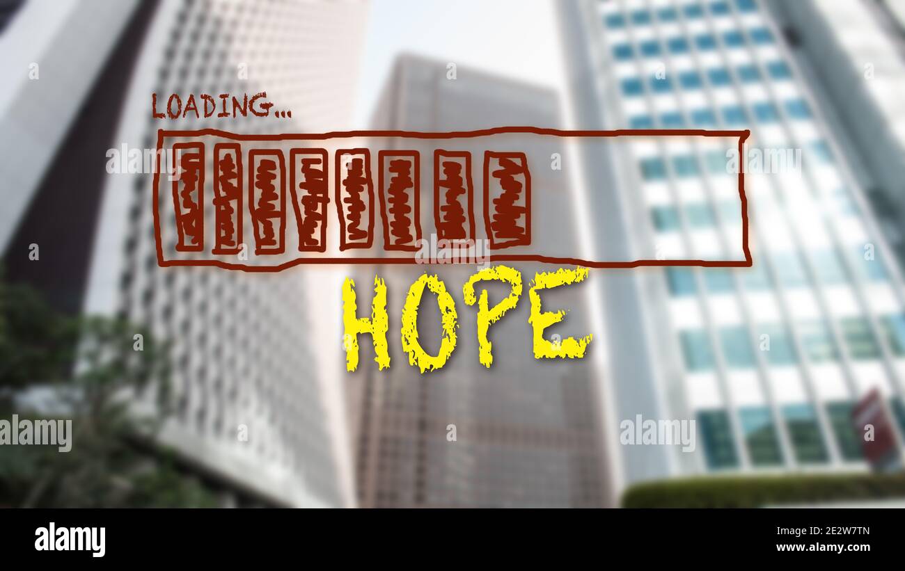 Street Sign the Direction Way to Hope Stock Photo - Alamy