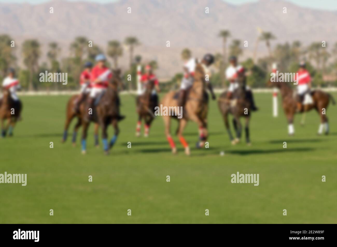 Polo players playing polo on horseback hi-res stock photography and ...