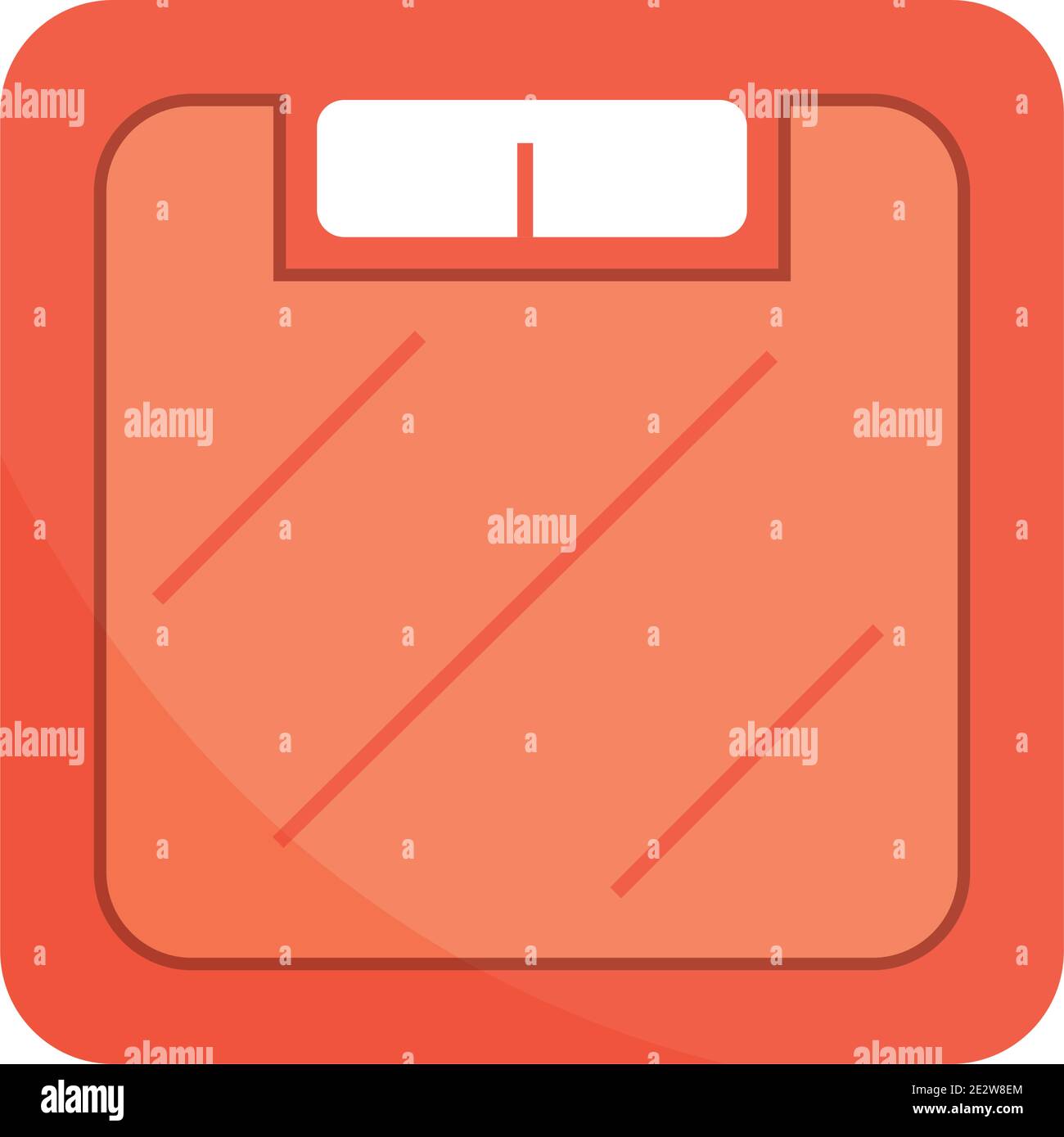 gym equipment weight scale in flat style vector illustration Stock ...