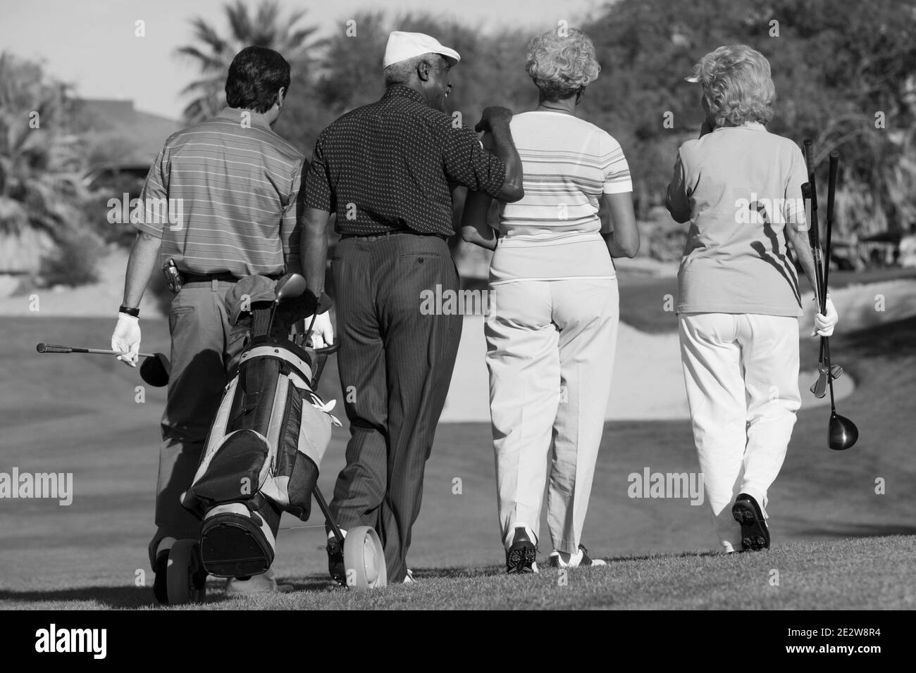 Group friends walking on Black and White Stock Photos & Images - Alamy