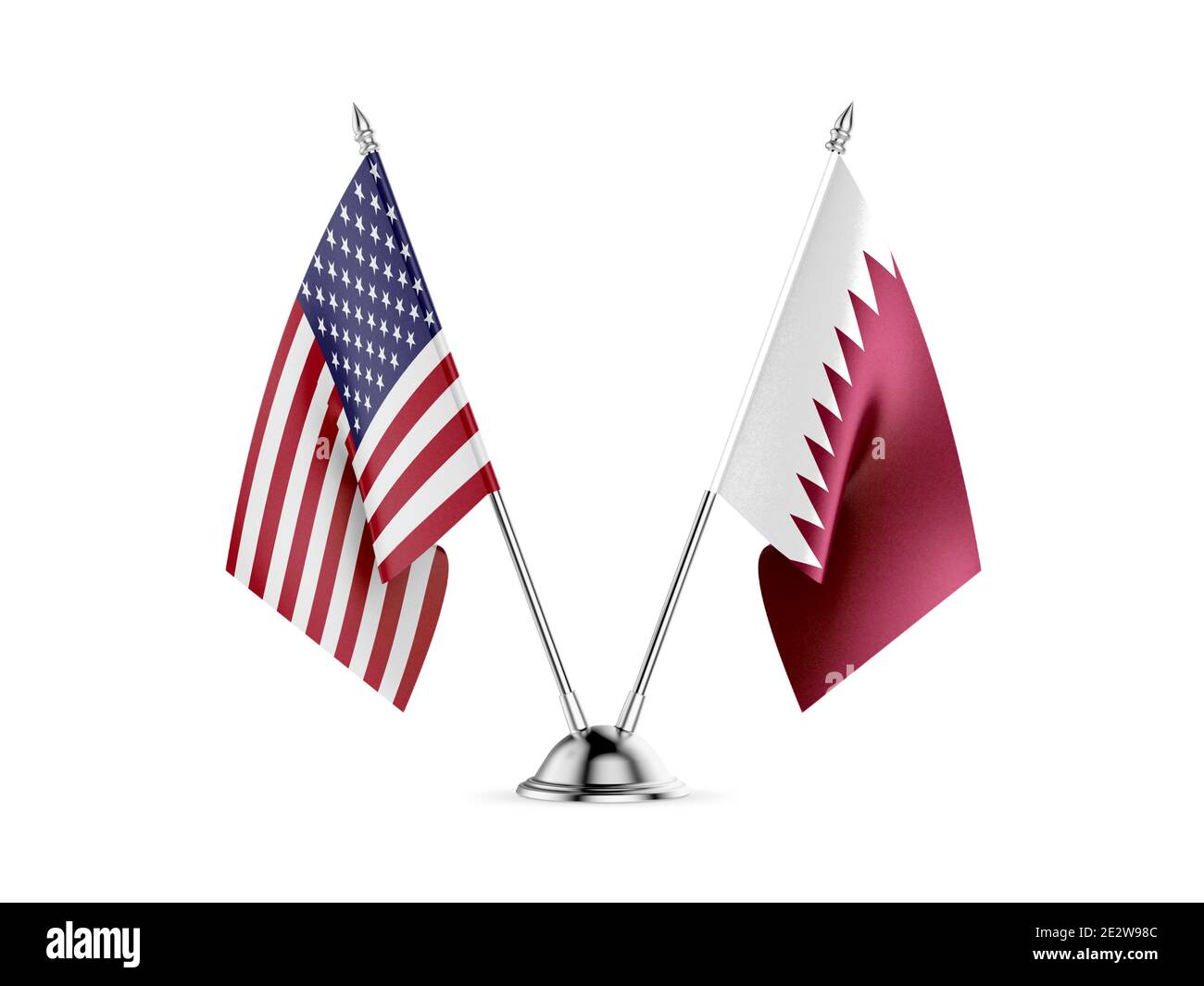 Usa qatar flag Cut Out Stock Images & Pictures - Alamy