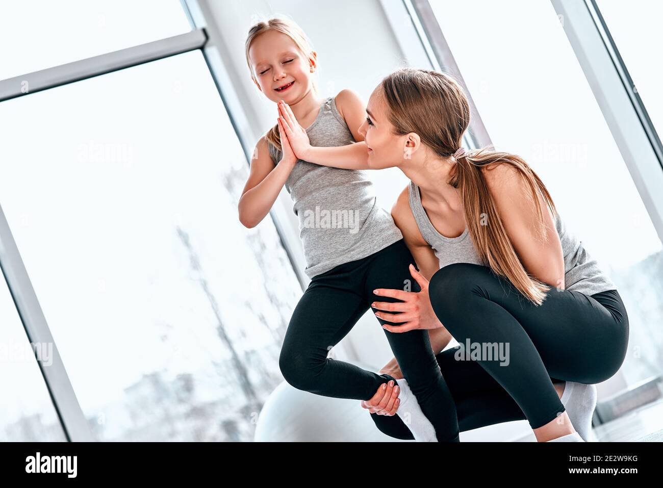 Child mother hold leg hi-res stock photography and images - Alamy