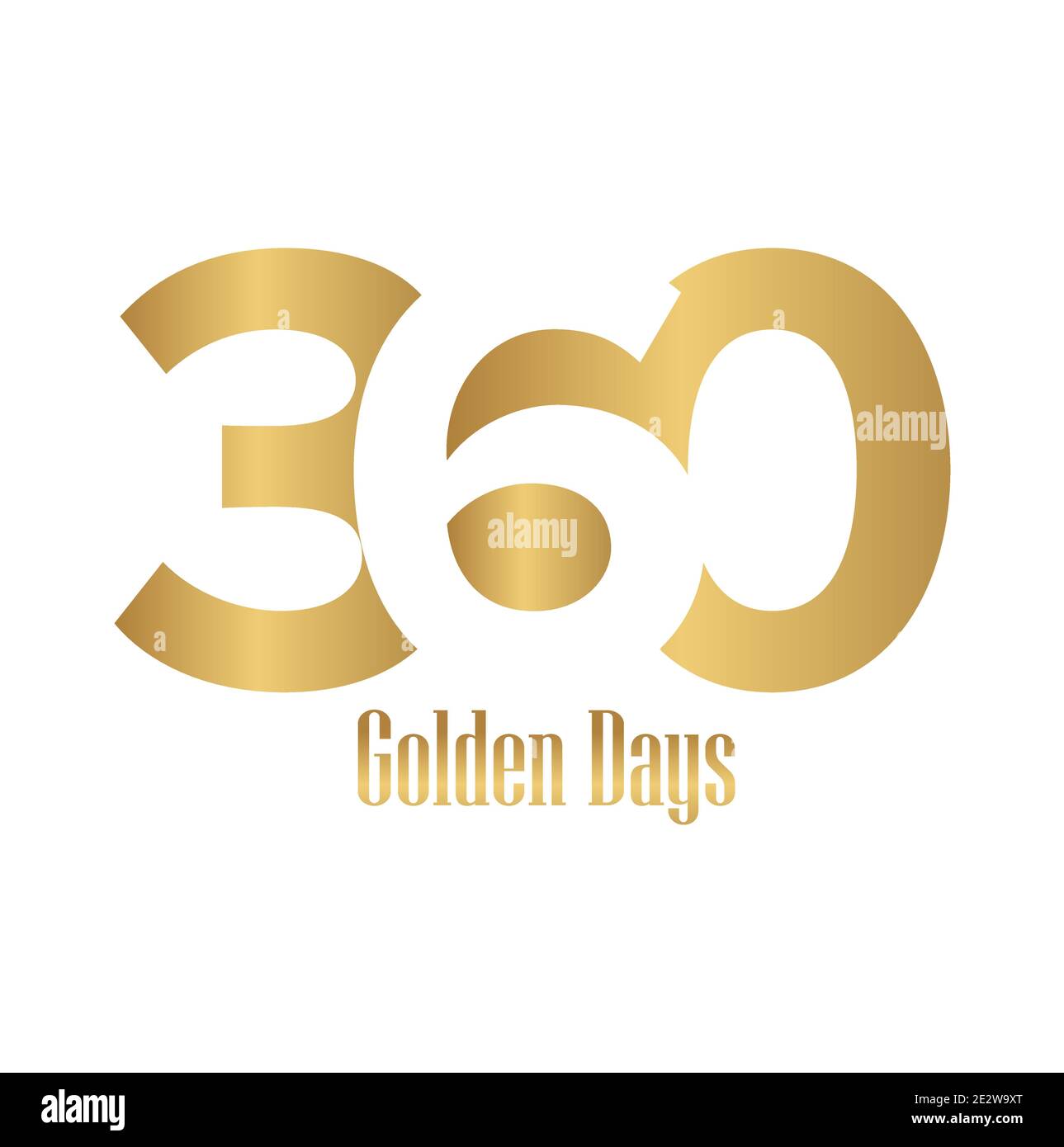 360 golden days vector logo design Stock Vector Image & Art - Alamy