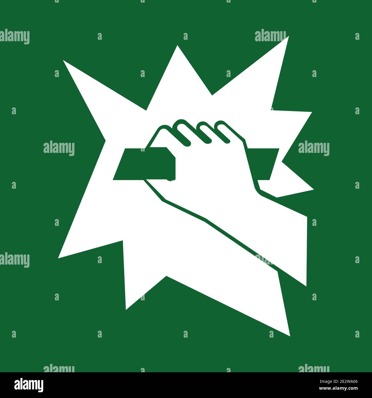 Glass break protection Stock Vector Images - Alamy
