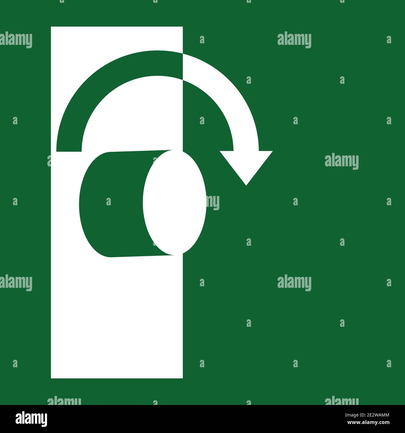 Emergency exit sign fire health safety hi-res stock photography and ...