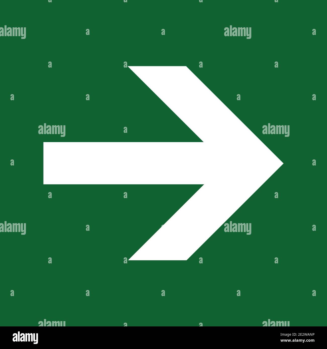 Emergency exit sign symbol right iso 7010 green vector Stock Vector ...