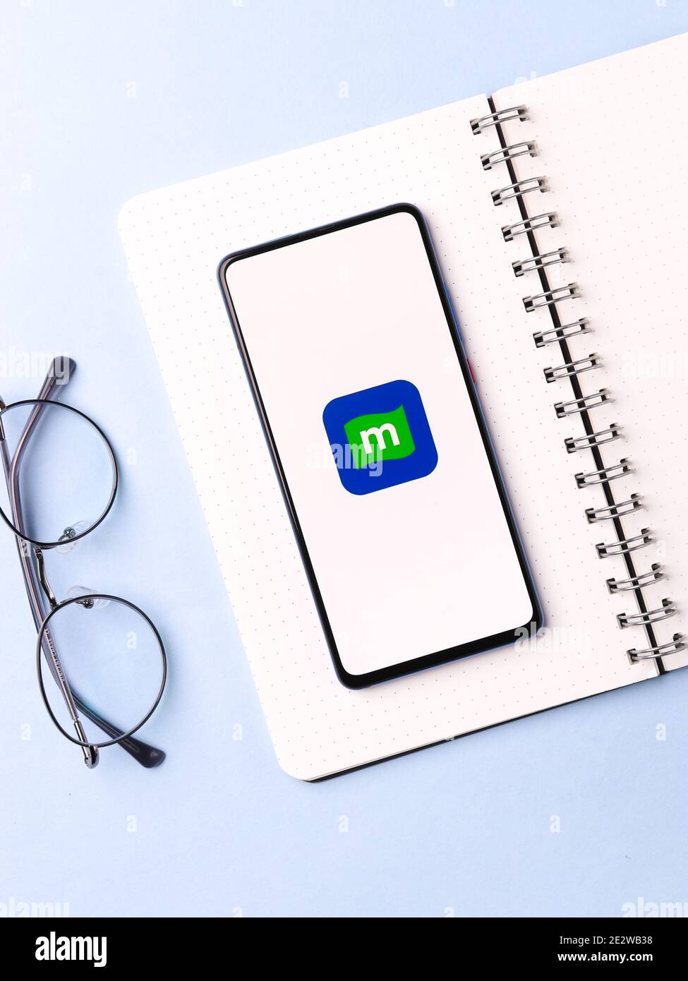 Assam, india - January 15, 2020 : Moneycontrol logo on phone screen ...