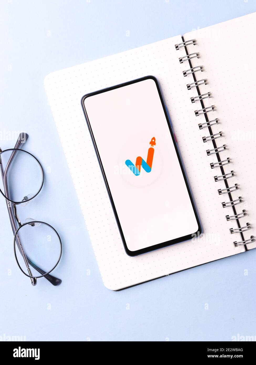 Assam, india - January 15, 2020 : Whitehat Jr logo on phone screen ...