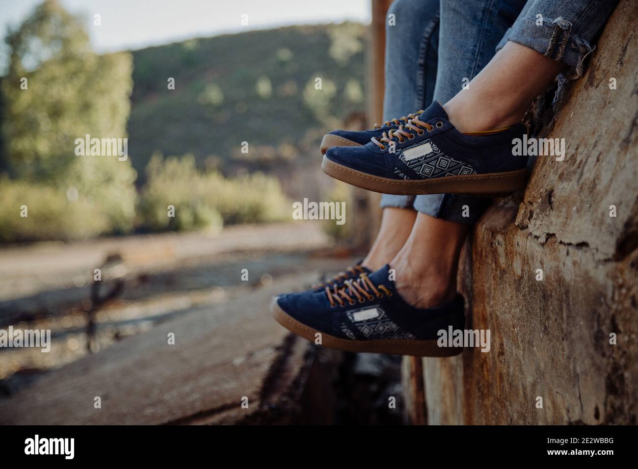 image of a couple's feet Stock Photo - Alamy