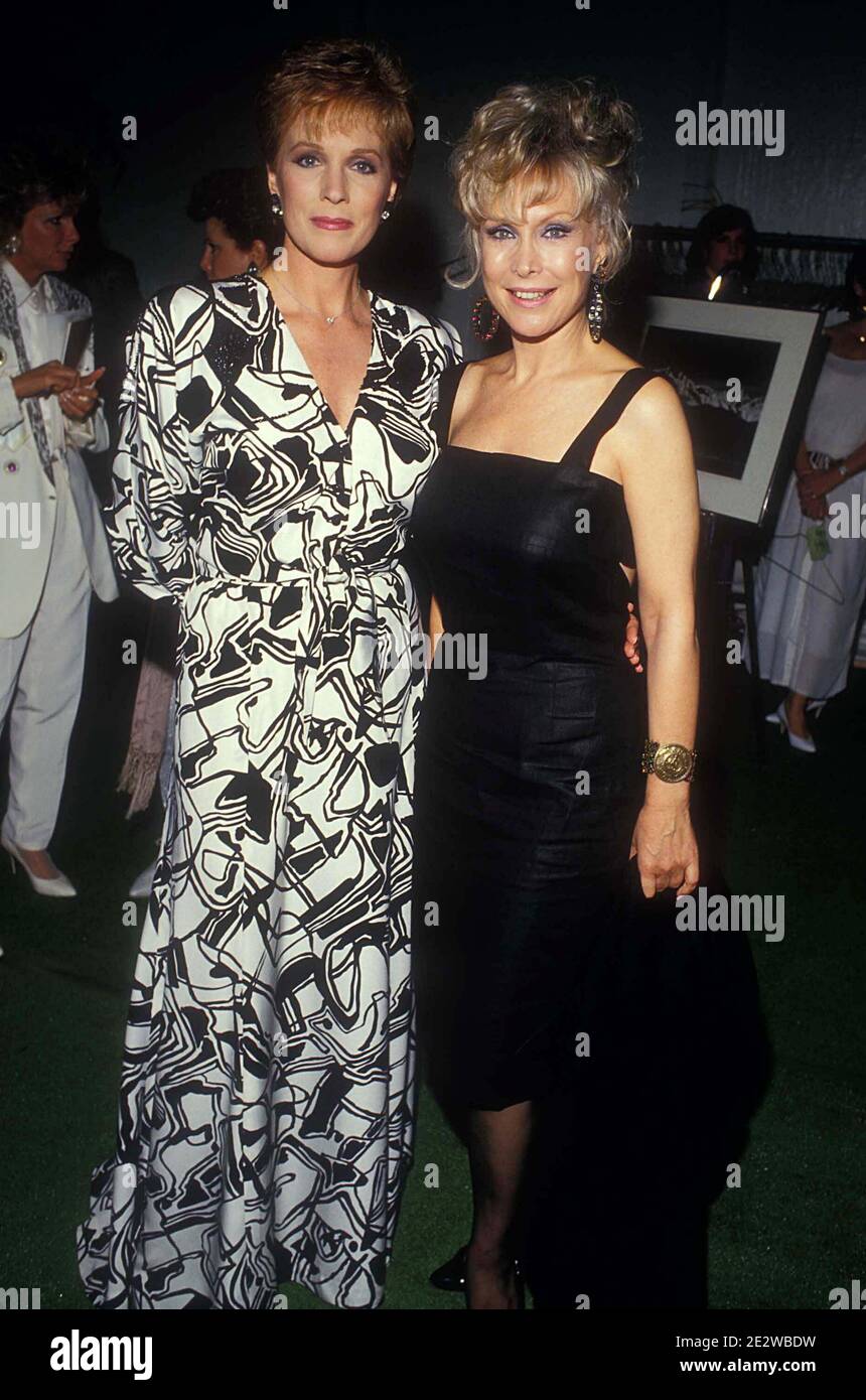 Barbara Eden And Julie Andrews 06-1987 Credit: Ralph Dominguez ...