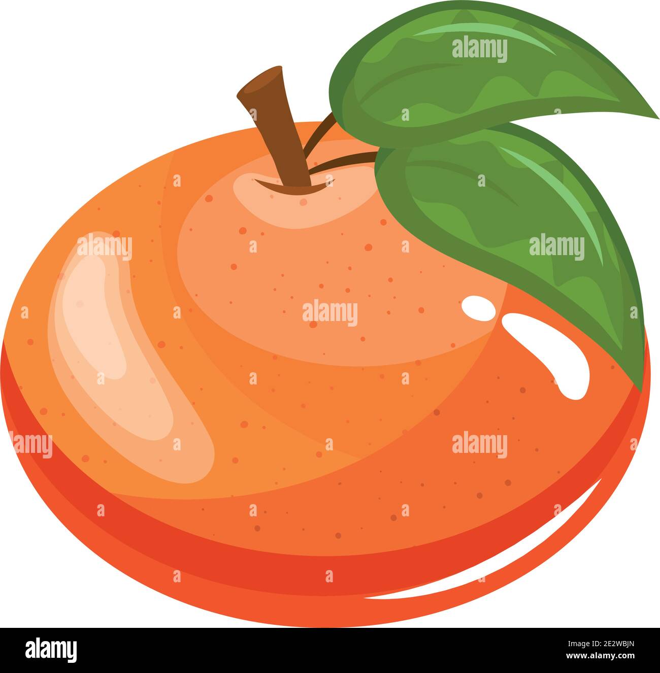 Tangerine flavor Stock Vector Images - Alamy