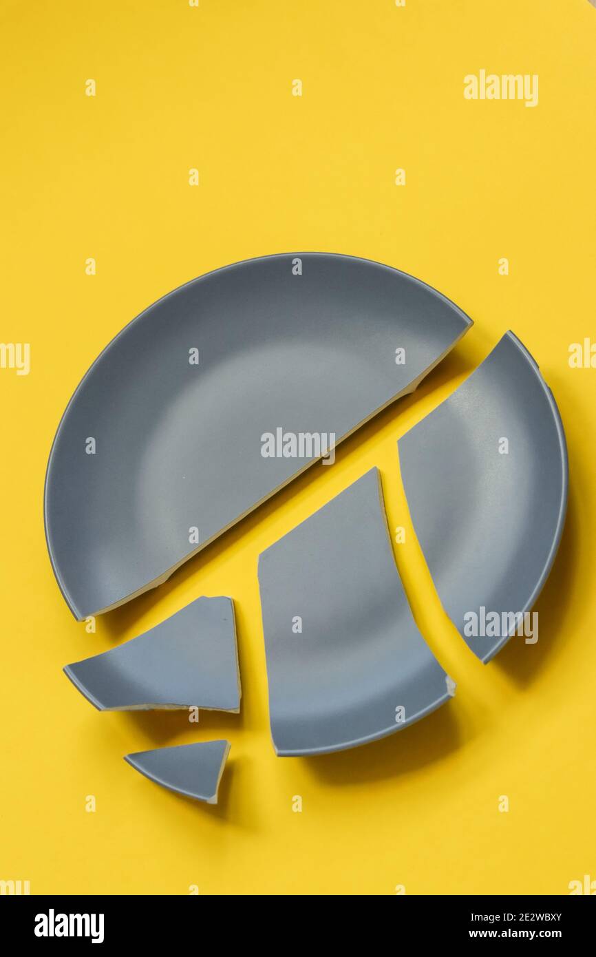 Shattered Plate High Resolution Stock Photography and Images - Alamy