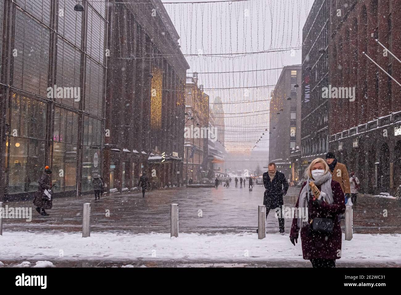 Helsinki, Finland. January 12, 2021. Medieval Scandinavian Architecture ...