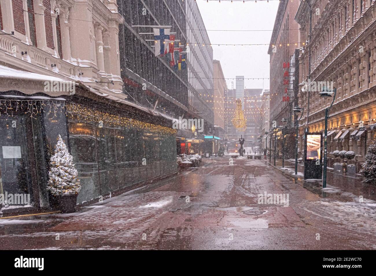 Helsinki, Finland. January 12, 2021. Medieval Scandinavian Architecture ...