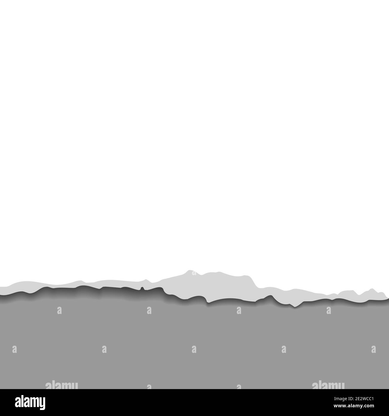 Torn paper with ripped edge. Flyer, poster, card template with space ...