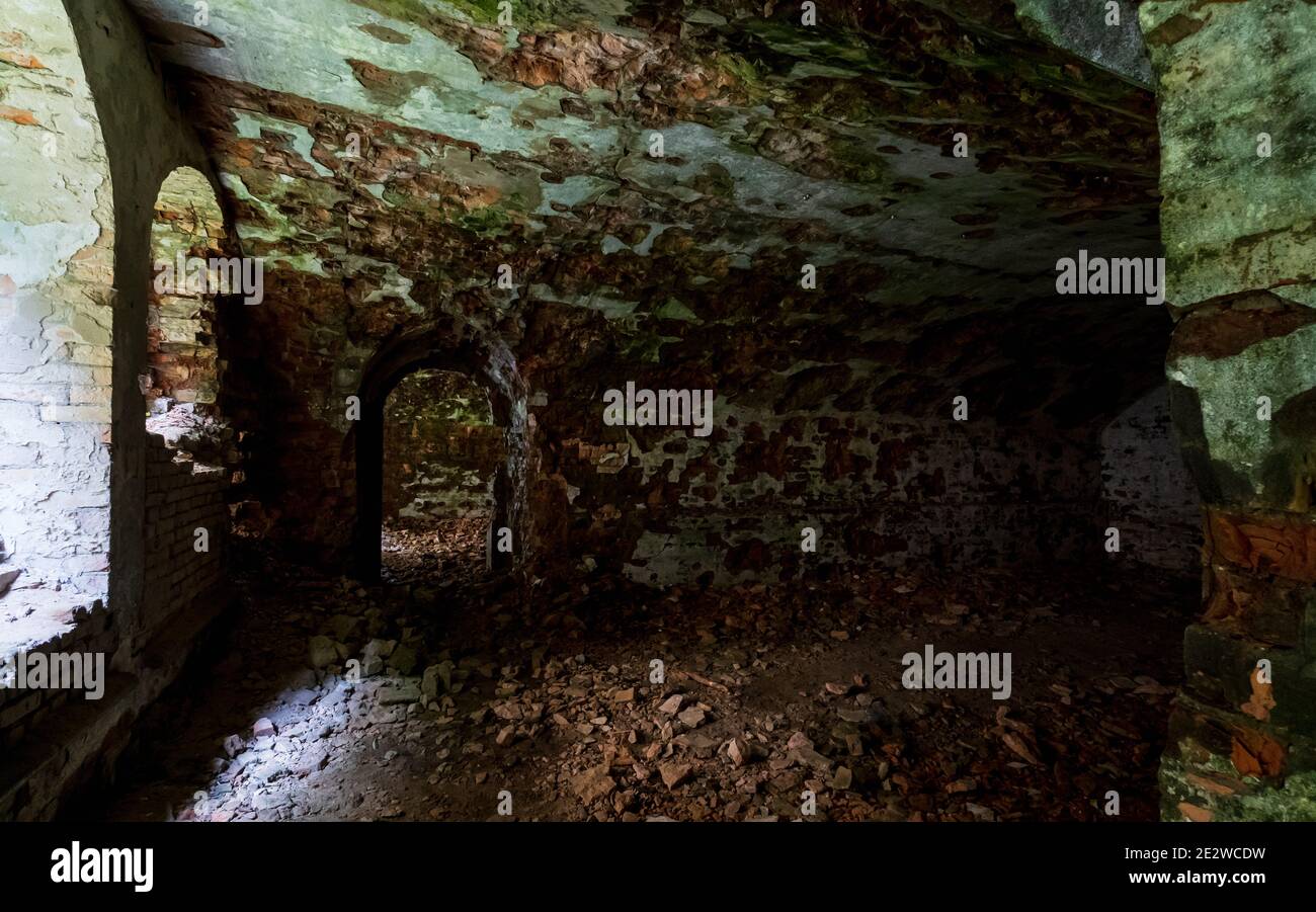 Abandoned Military Tarakaniv Fort basements (other names - Dubno Fort ...