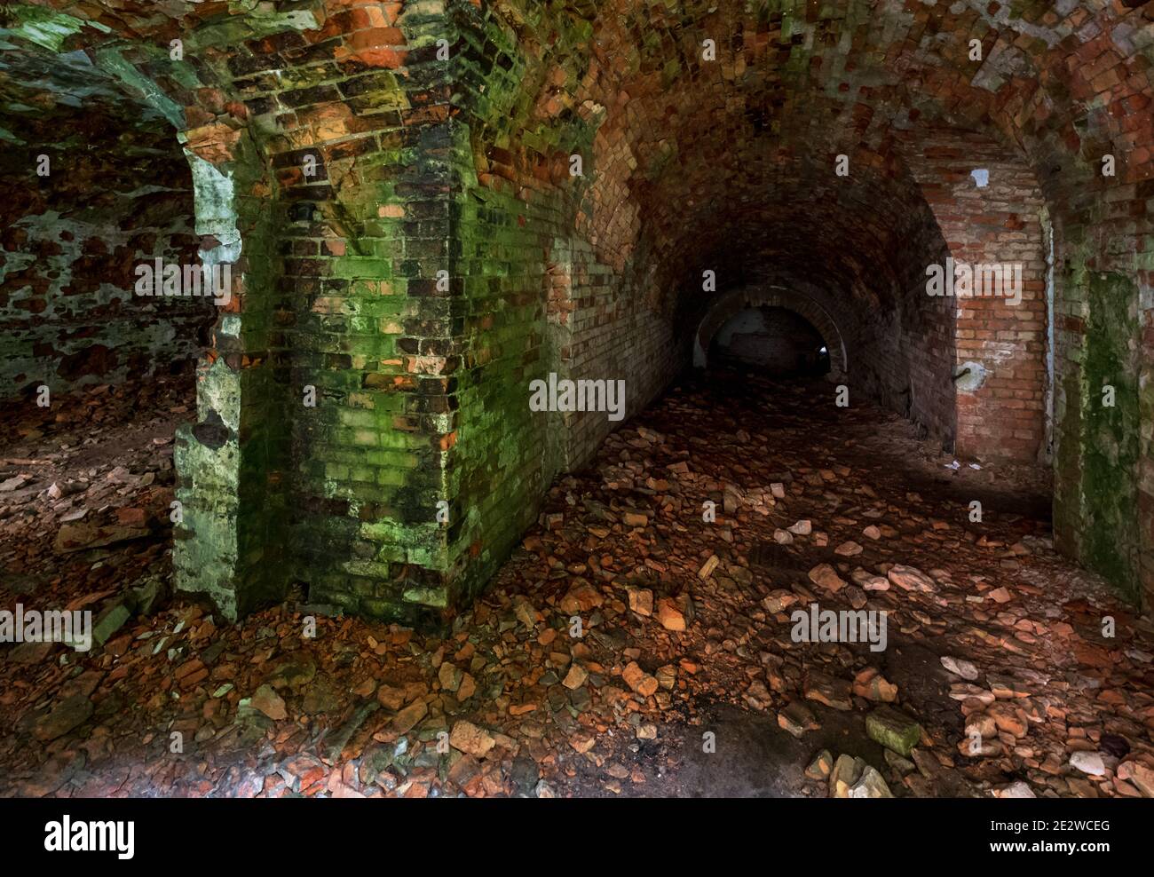 Abandoned Military Tarakaniv Fort basements (other names - Dubno Fort ...