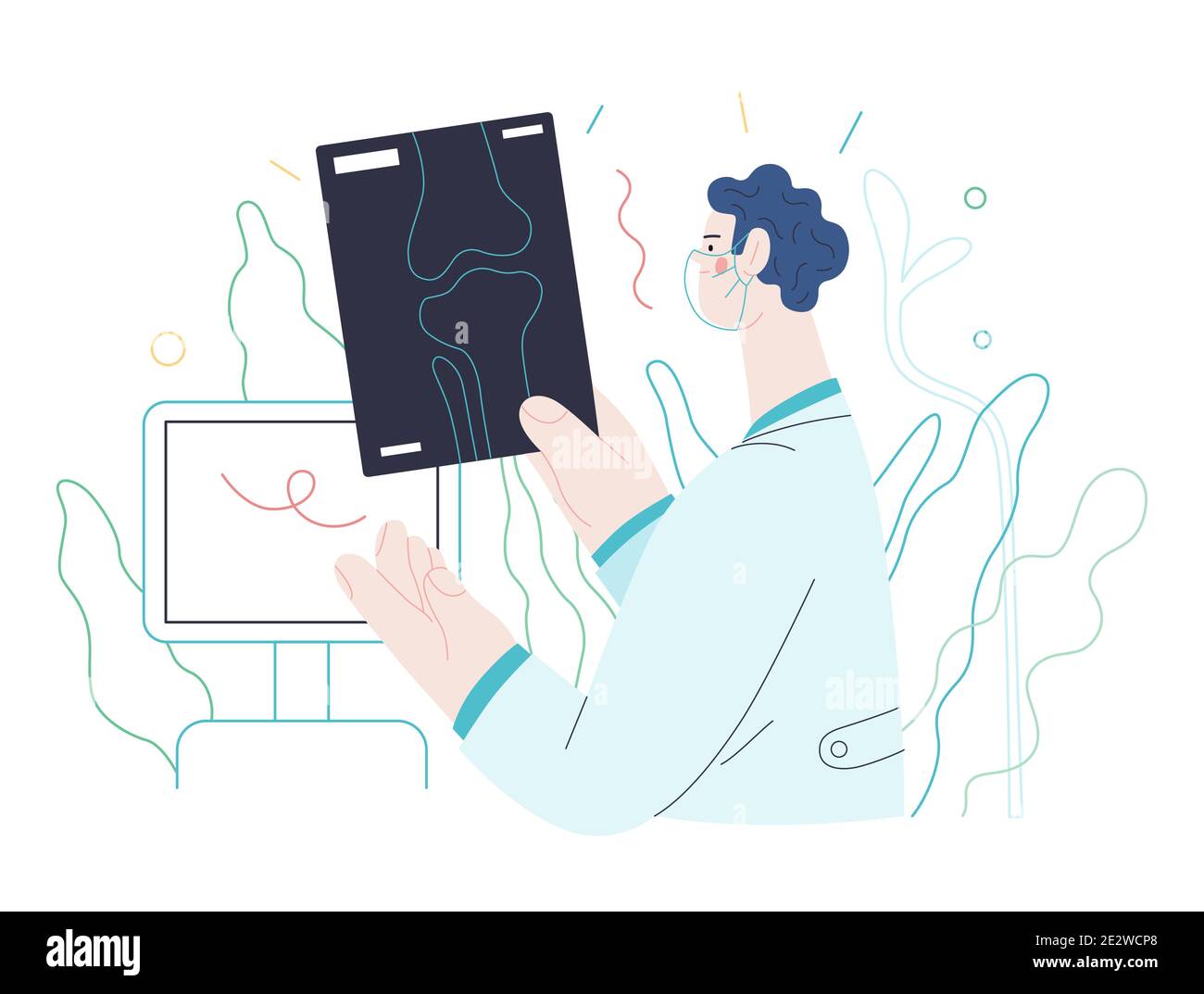 Digital radiography Stock Vector Images - Alamy