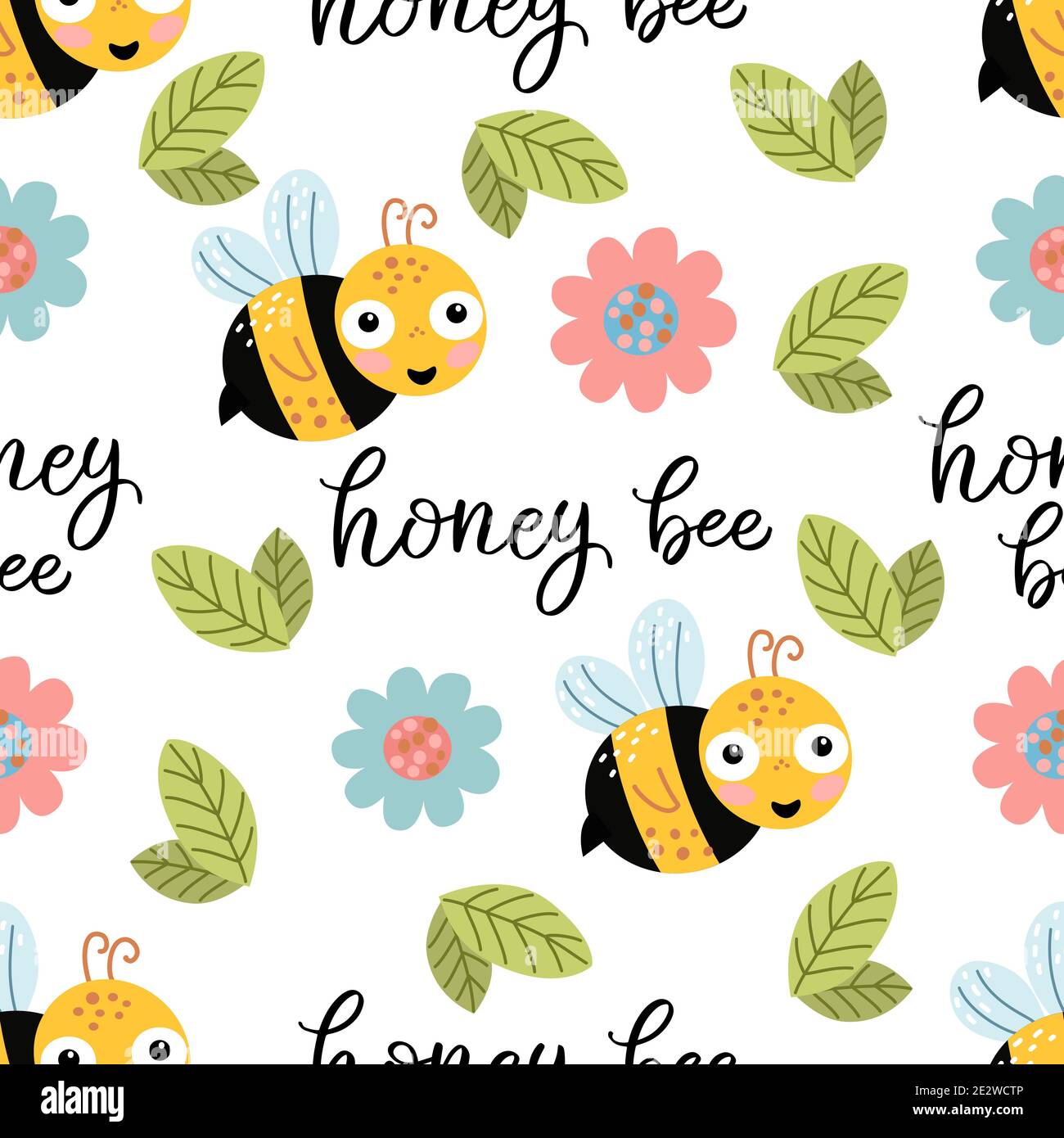 Insect spring flower bee Stock Vector Images - Alamy