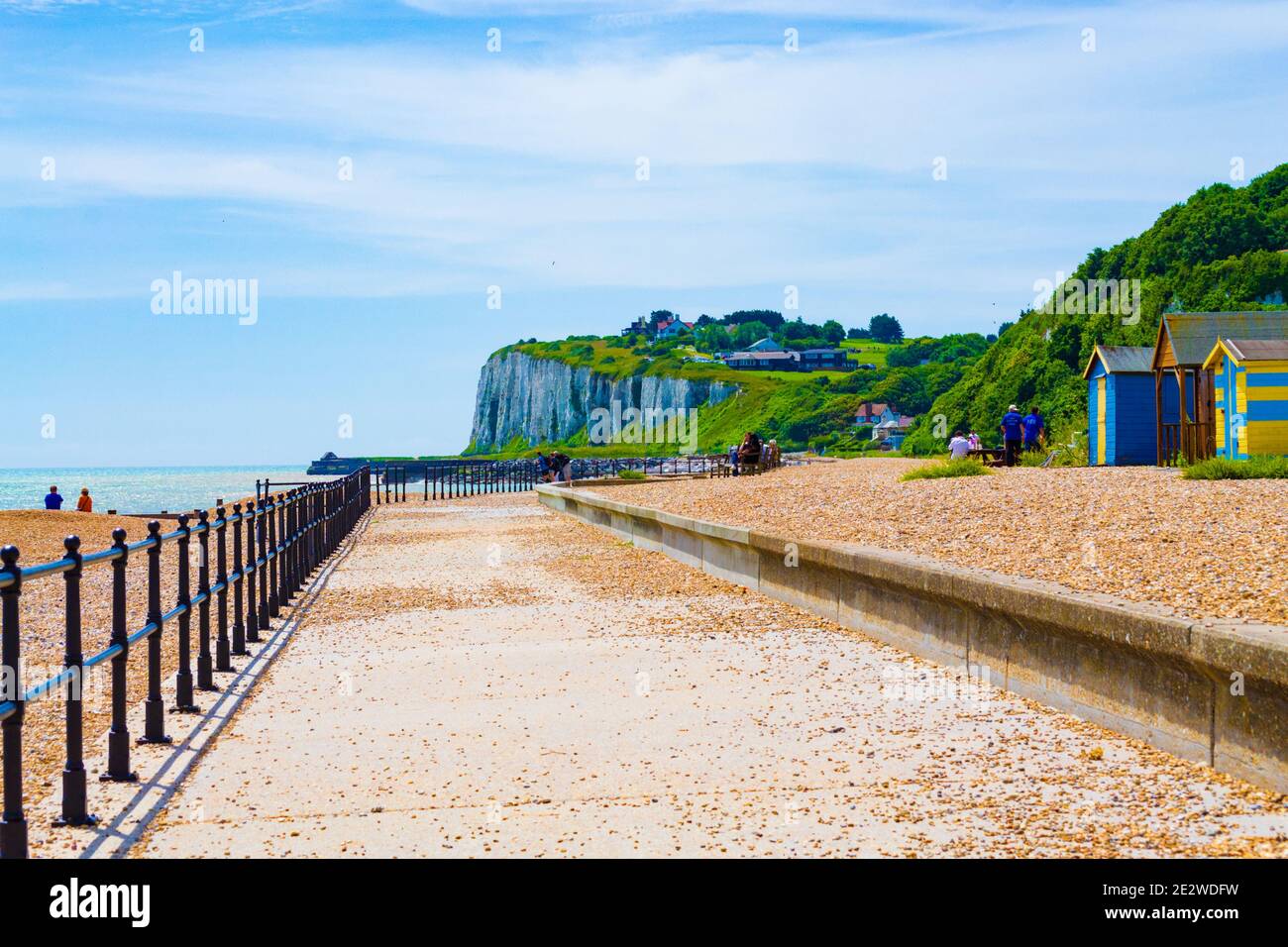 Kingsdown Beach-a beautiful walk with lovely views of the pebble beach ...