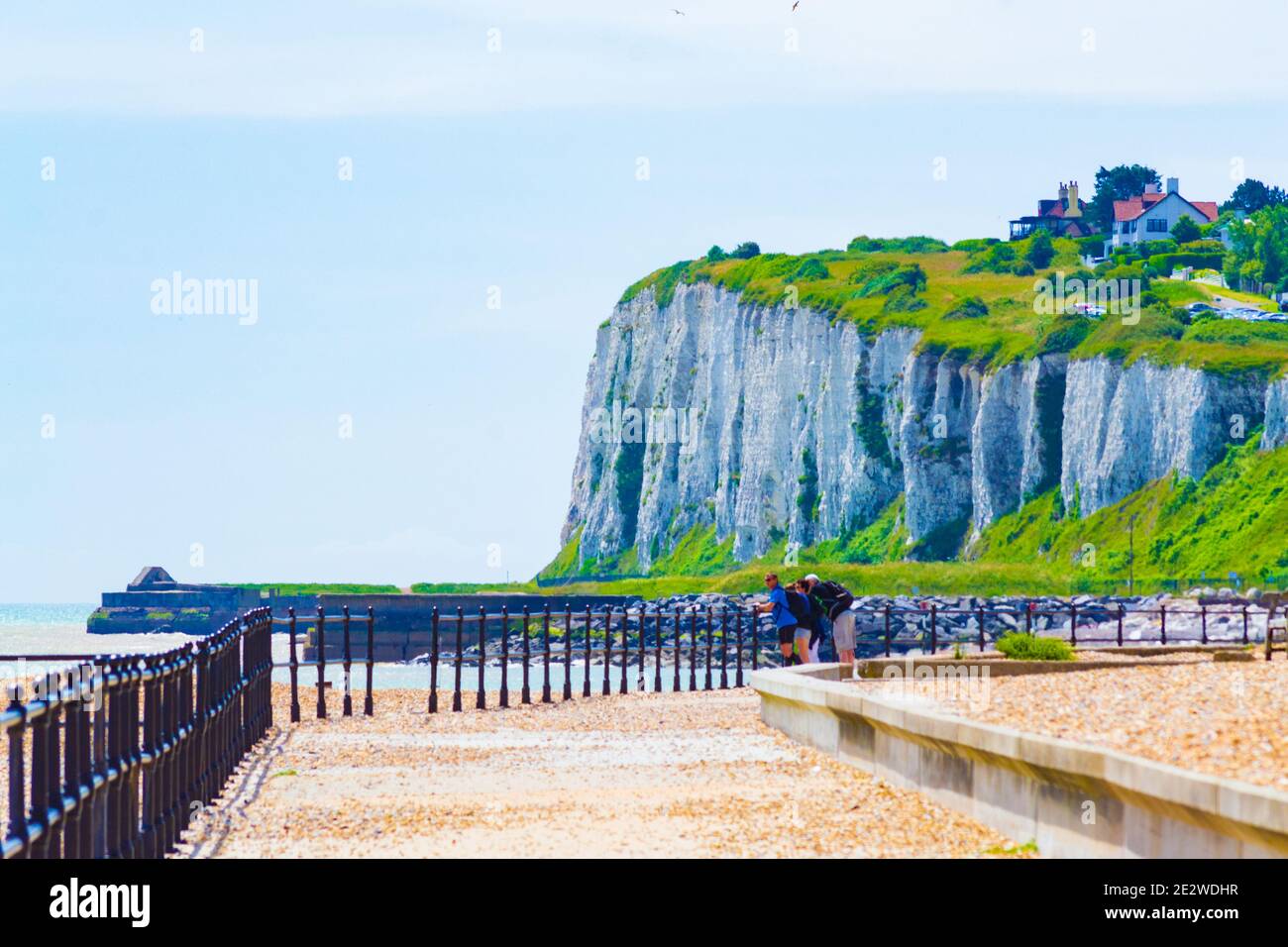 Kingsdown Beach-a beautiful walk with lovely views of the pebble beach ...