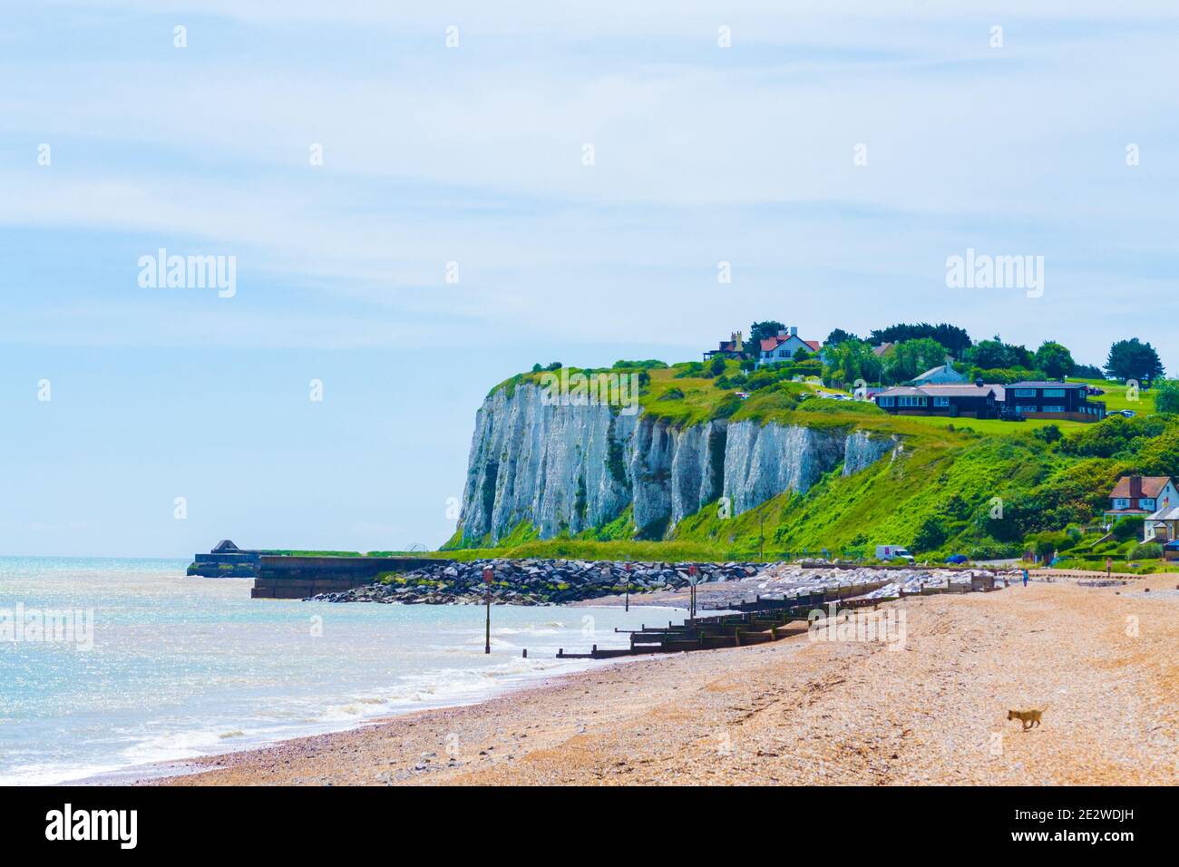Kingsdown Beach-a beautiful walk with lovely views of the pebble beach ...