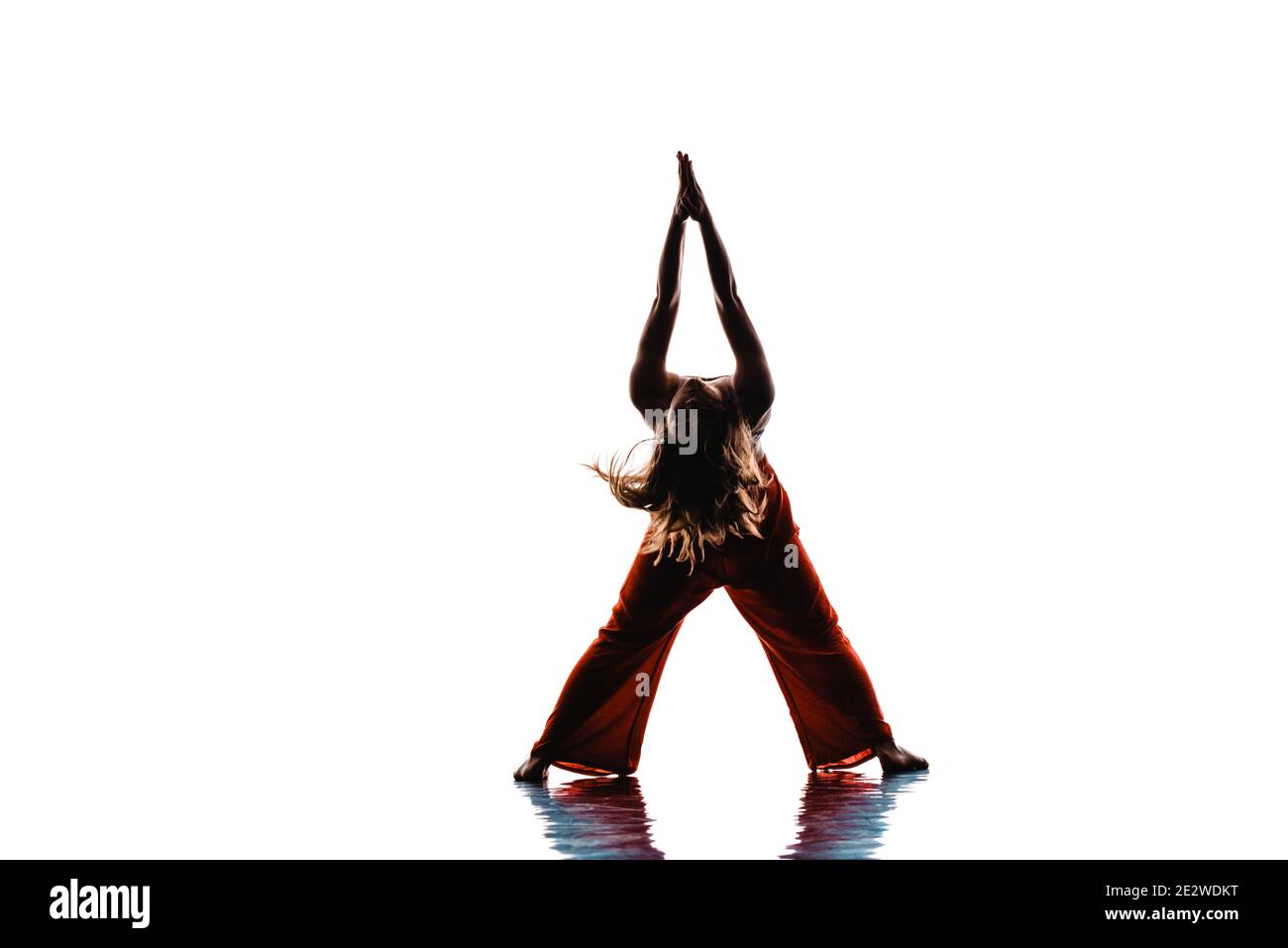 Modern dancing performer exercising during a dance practice Stock Photo ...