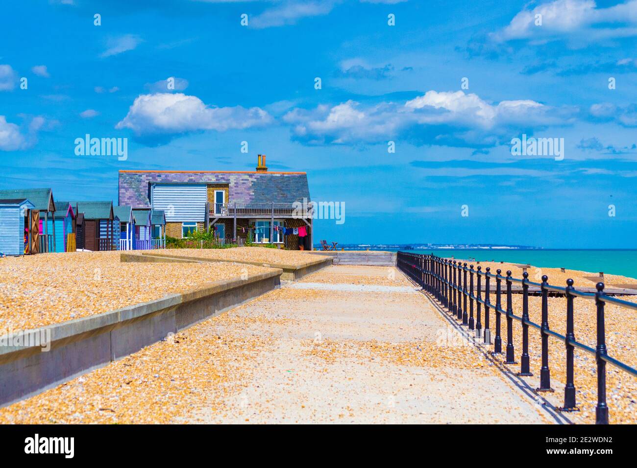 Kingsdown Beach-a beautiful walk with lovely views of the pebble beach ...