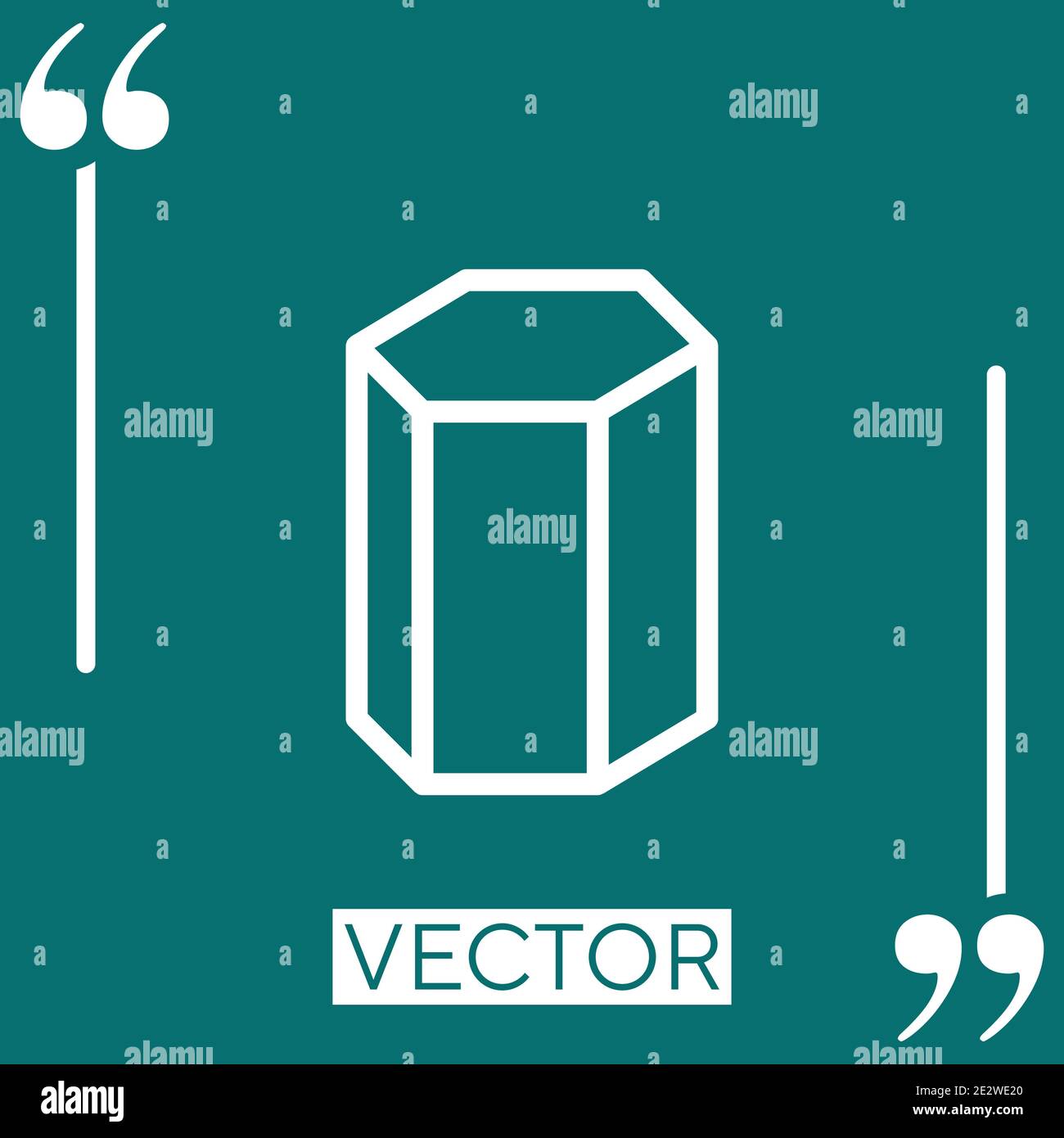 cylinder vector icon Linear icon. Editable stroked line Stock Vector ...