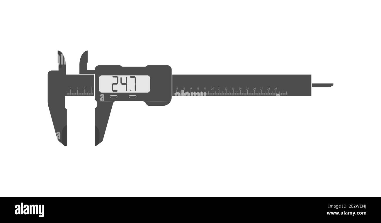 Caliper. Simple vector icon isolated on a white background. Flat style ...