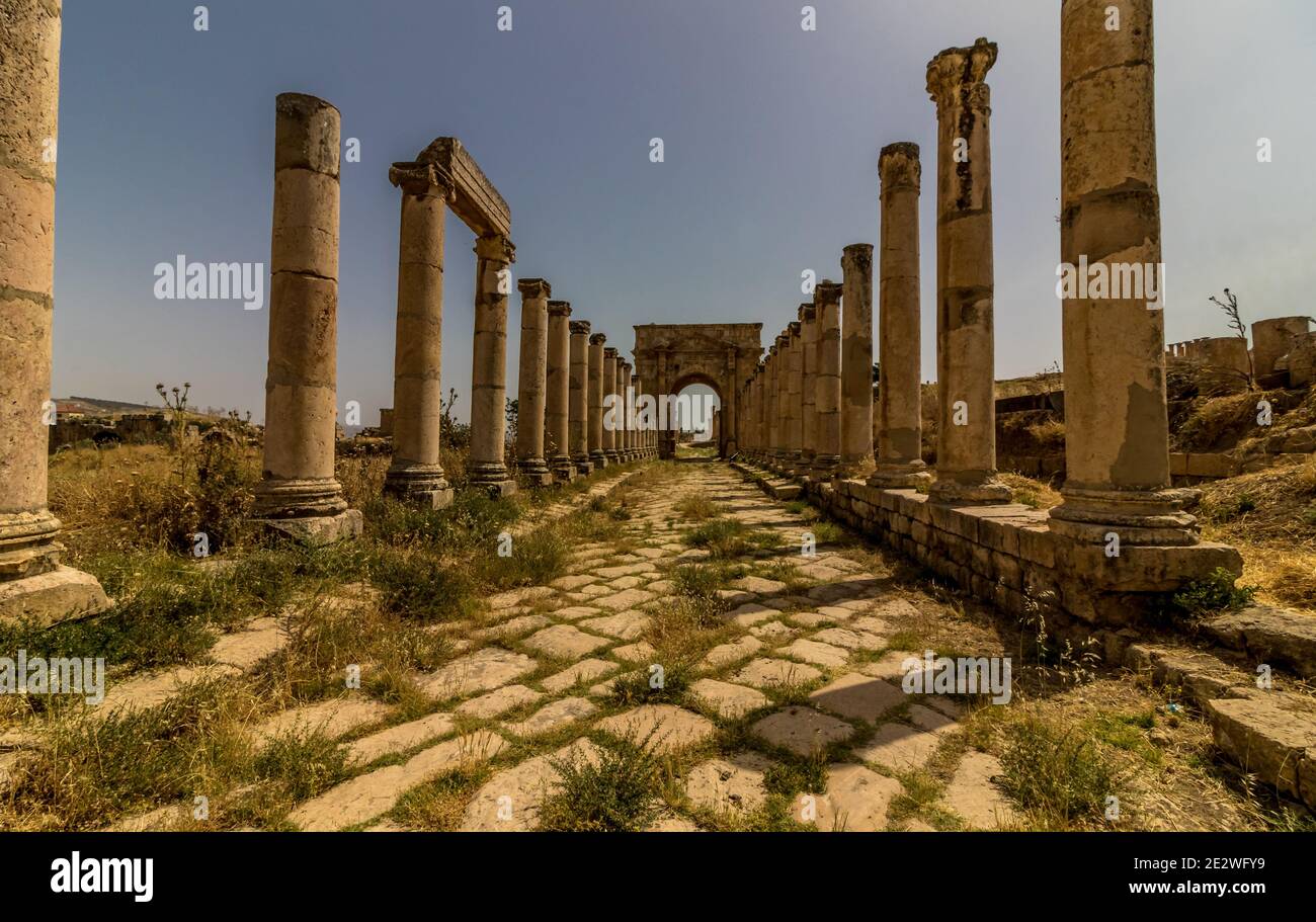 Jerash Roman City Jordan Stock Photo - Alamy