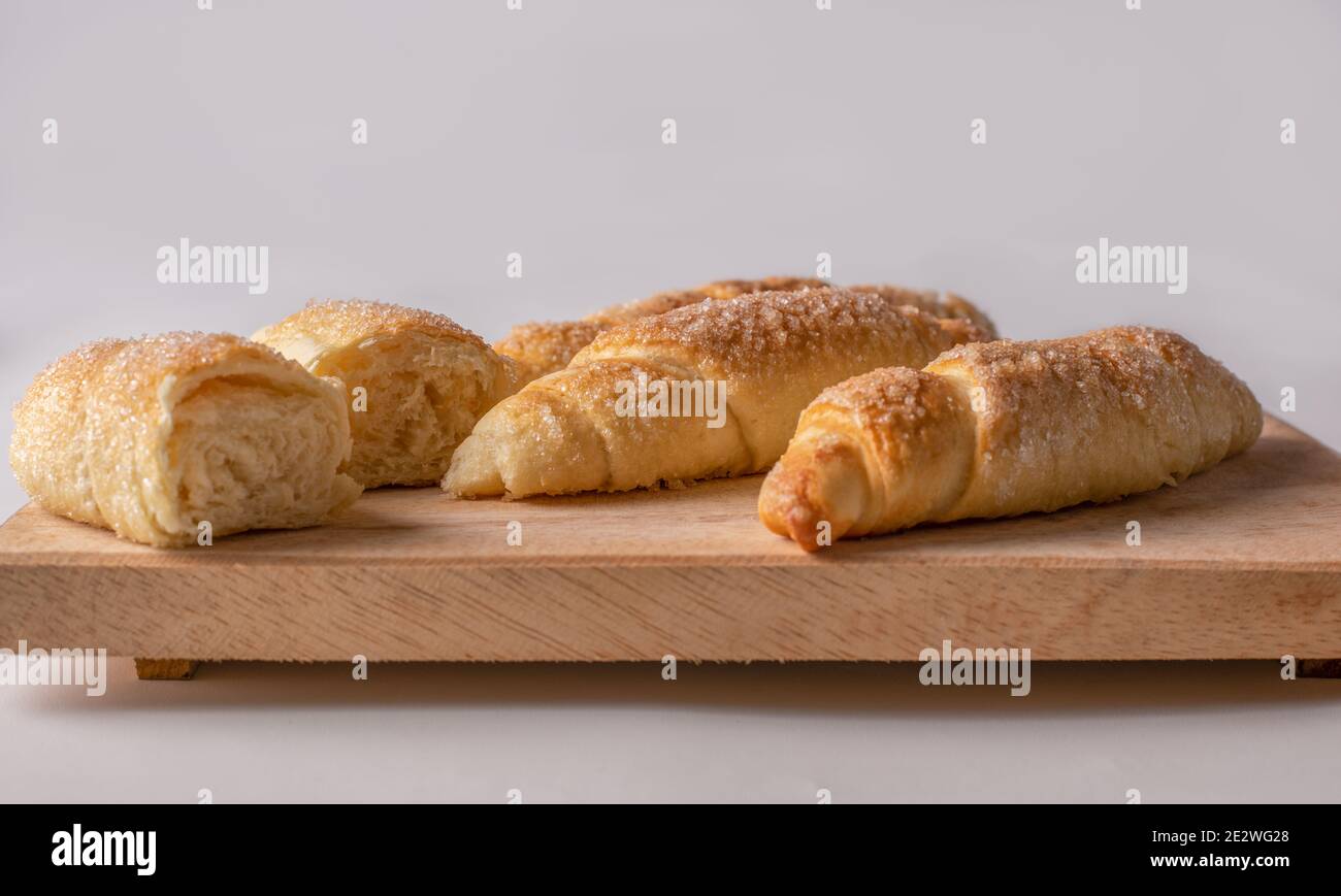 Sri Lankan home made Sugar coated Sweet buns aka Kimbula Banis Stock ...