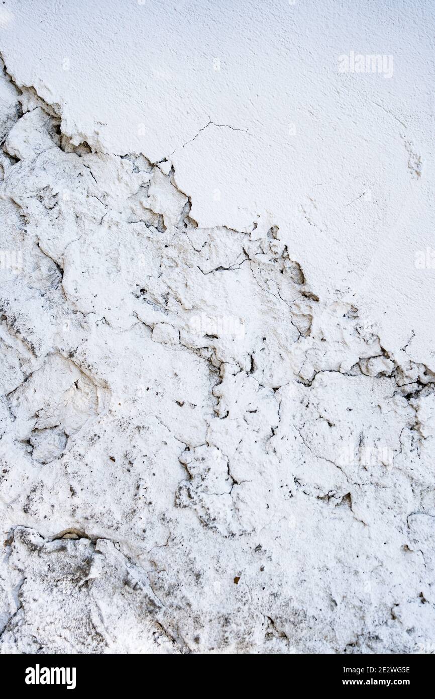 White old concrete wall white color for texture background Stock Photo ...