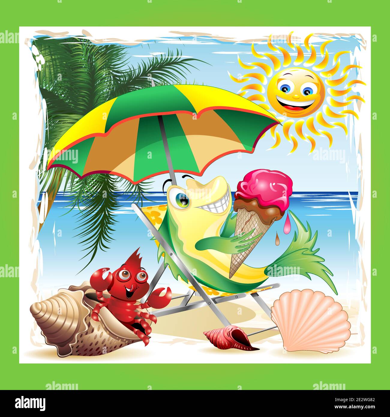 Blue sign in sand Stock Vector Images - Alamy