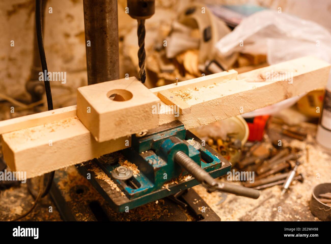 Furniture production in a carpenter's workshop Stock Photo - Alamy