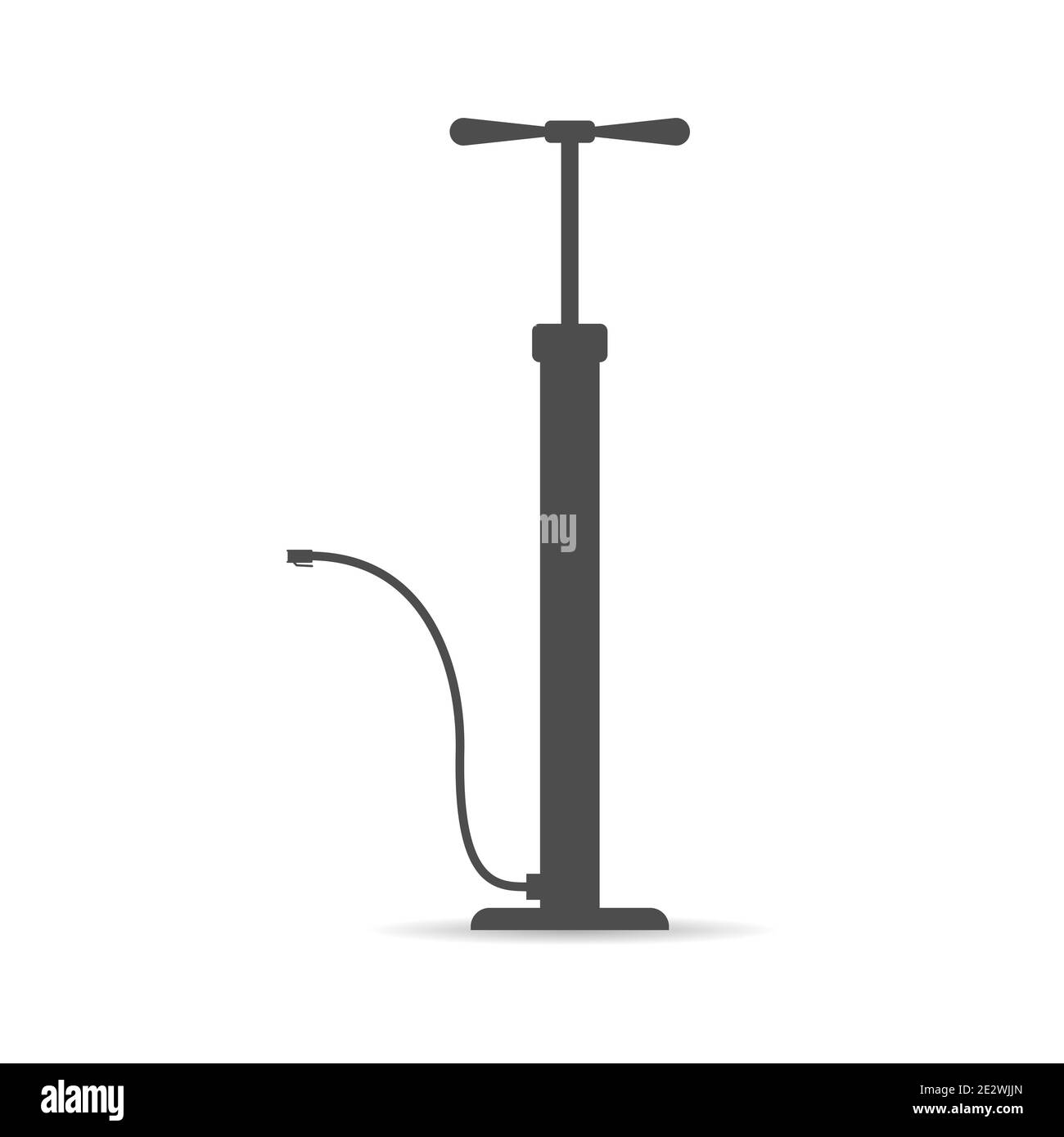 Hand pump. Simple vector icon isolated on a white background. Flat ...
