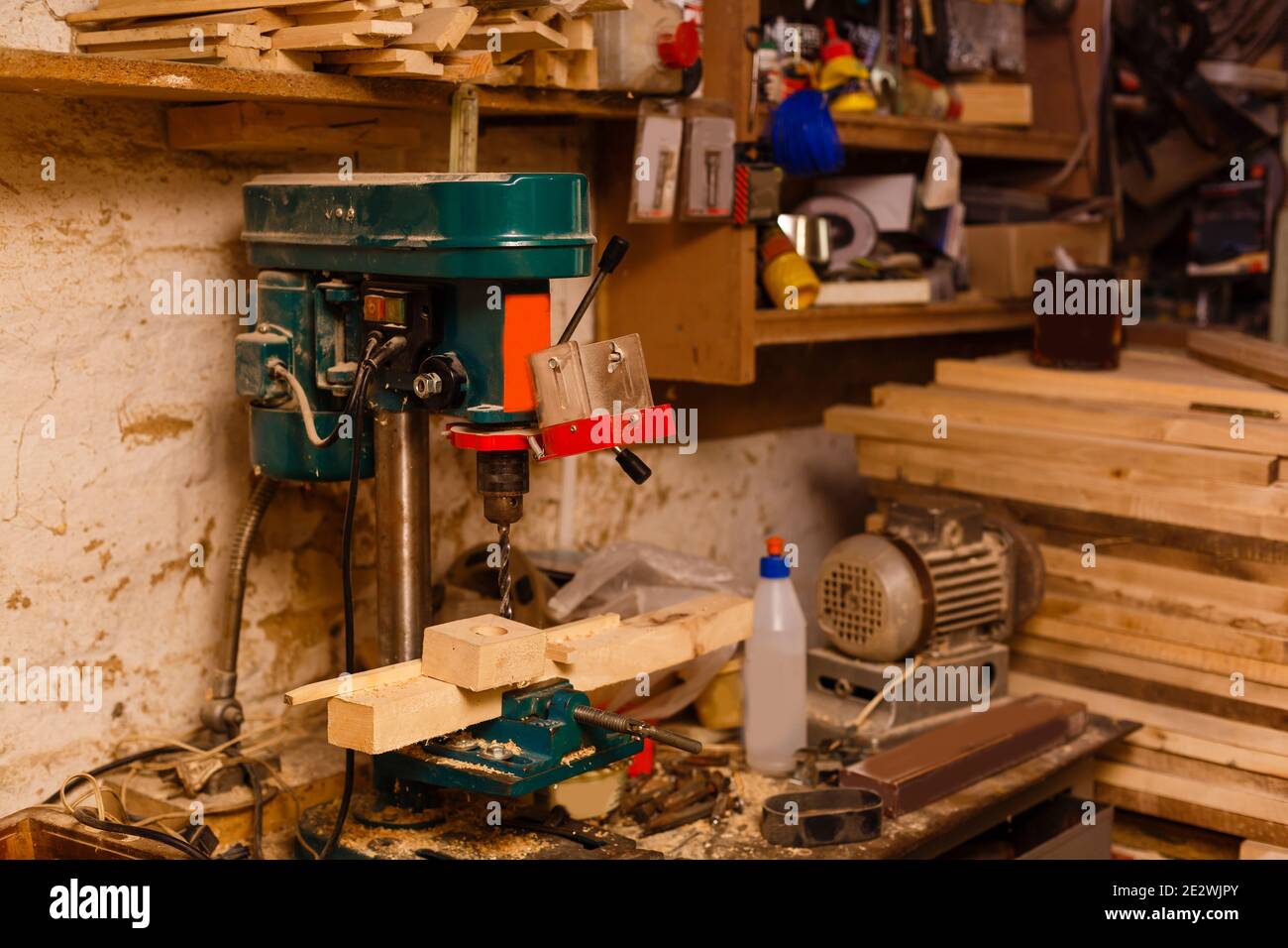 old garage full of tools and stuff Stock Photo - Alamy