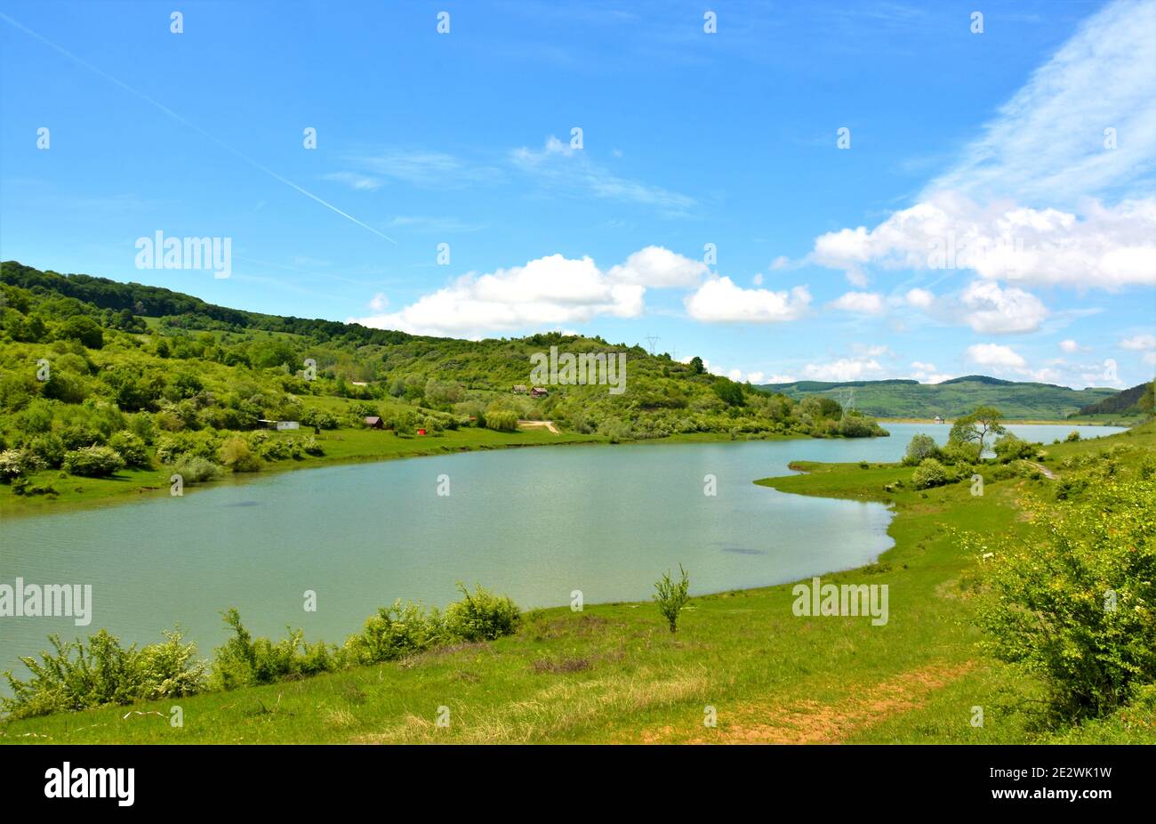 Lake Bezid in Mures County, Romania Stock Photo - Alamy