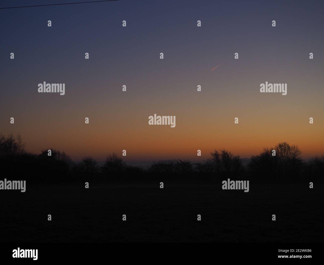sunset night sky Stock Photo - Alamy