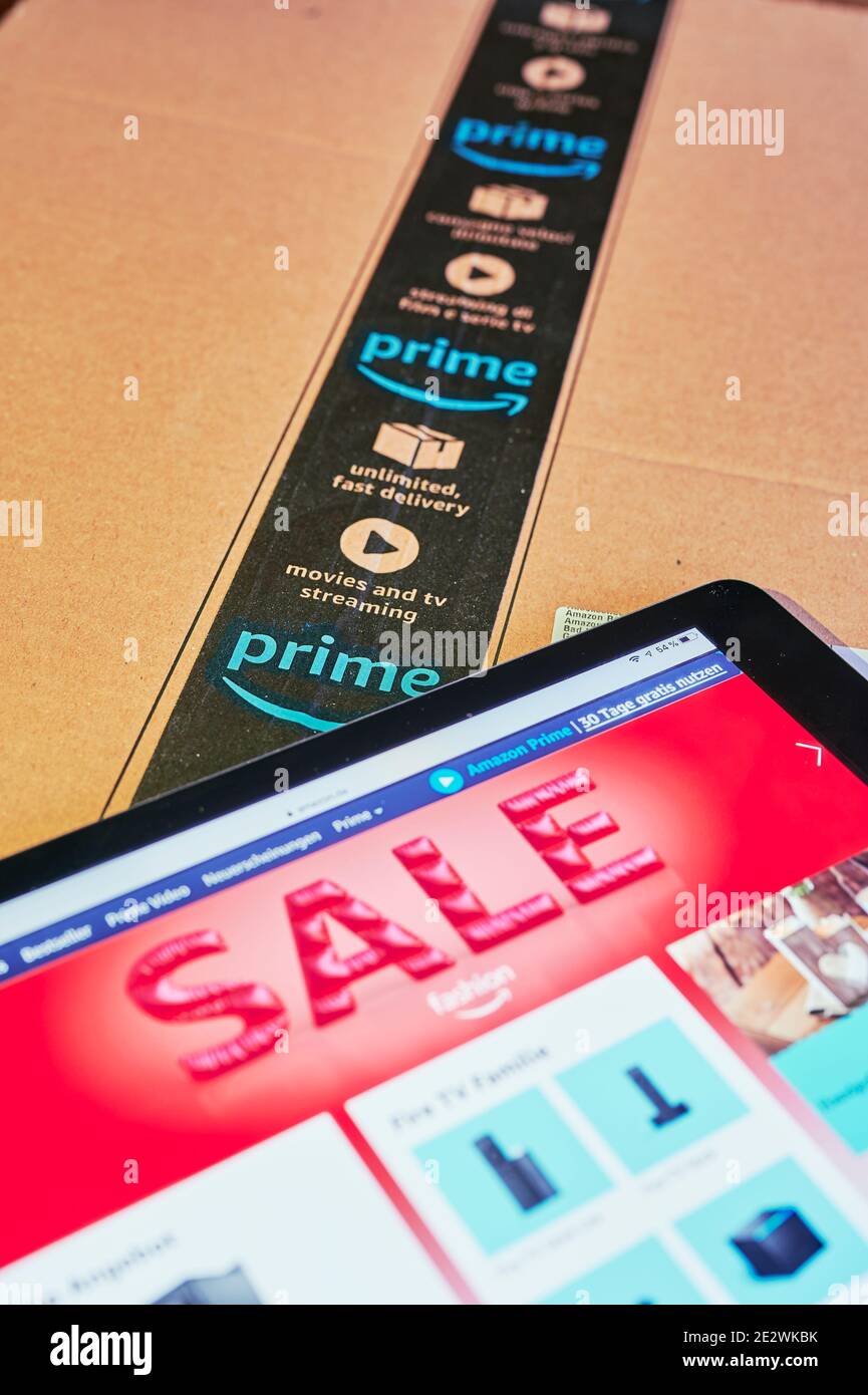 Berlin, Germany - January 12, 2021: Logo of a worldwide mail order ...