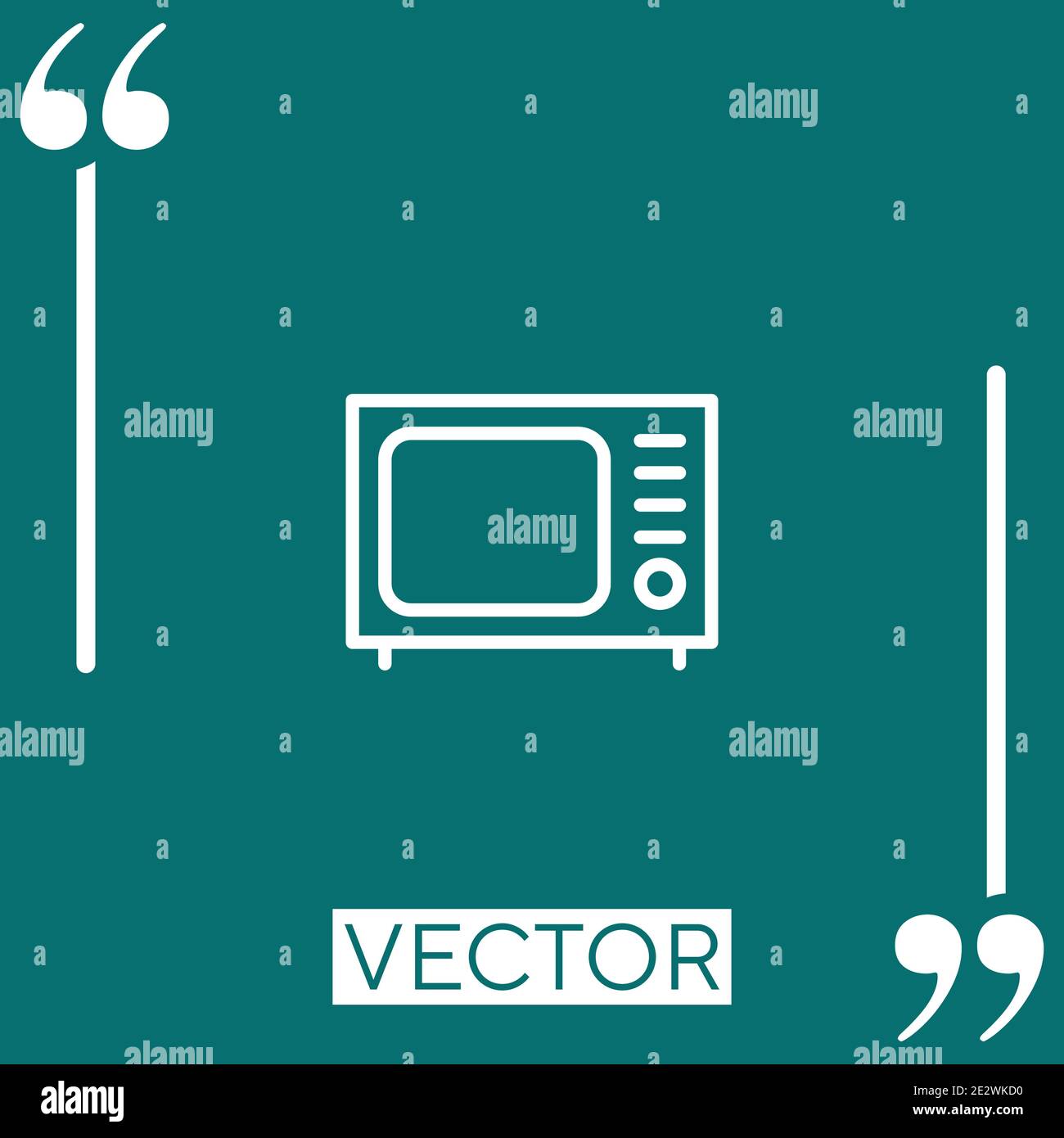 television Linear icon. Editable stroke line Stock Vector Image & Art ...