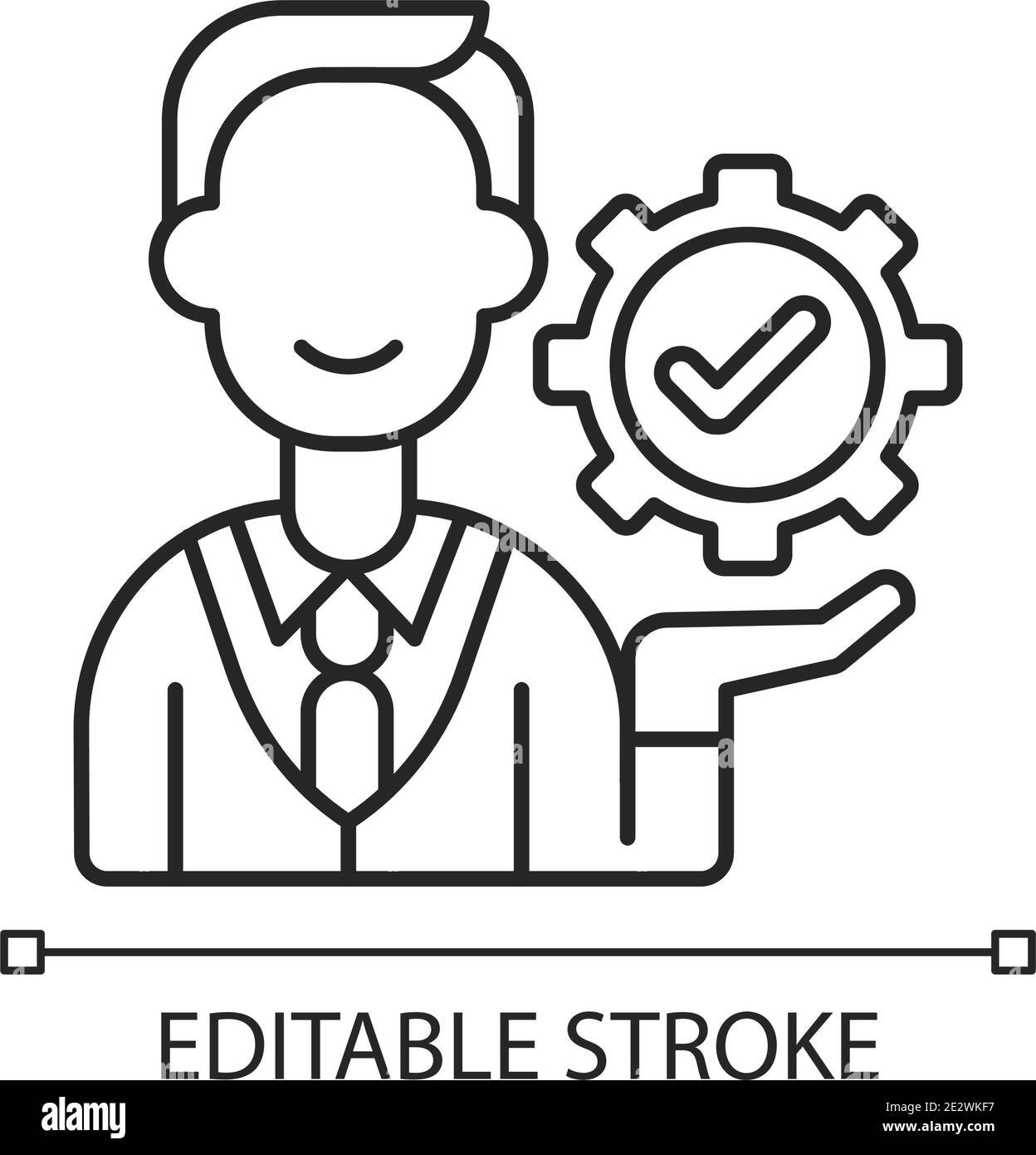 Management linear icon Stock Vector Image & Art - Alamy Management linear icon Stock Vector Image & Art - Alamy