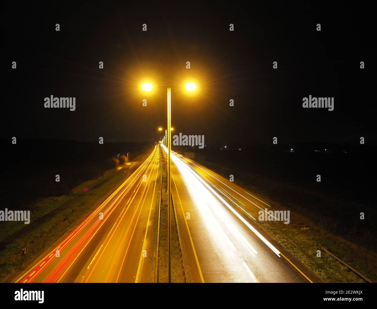 Rail motorway hi-res stock photography and images - Alamy