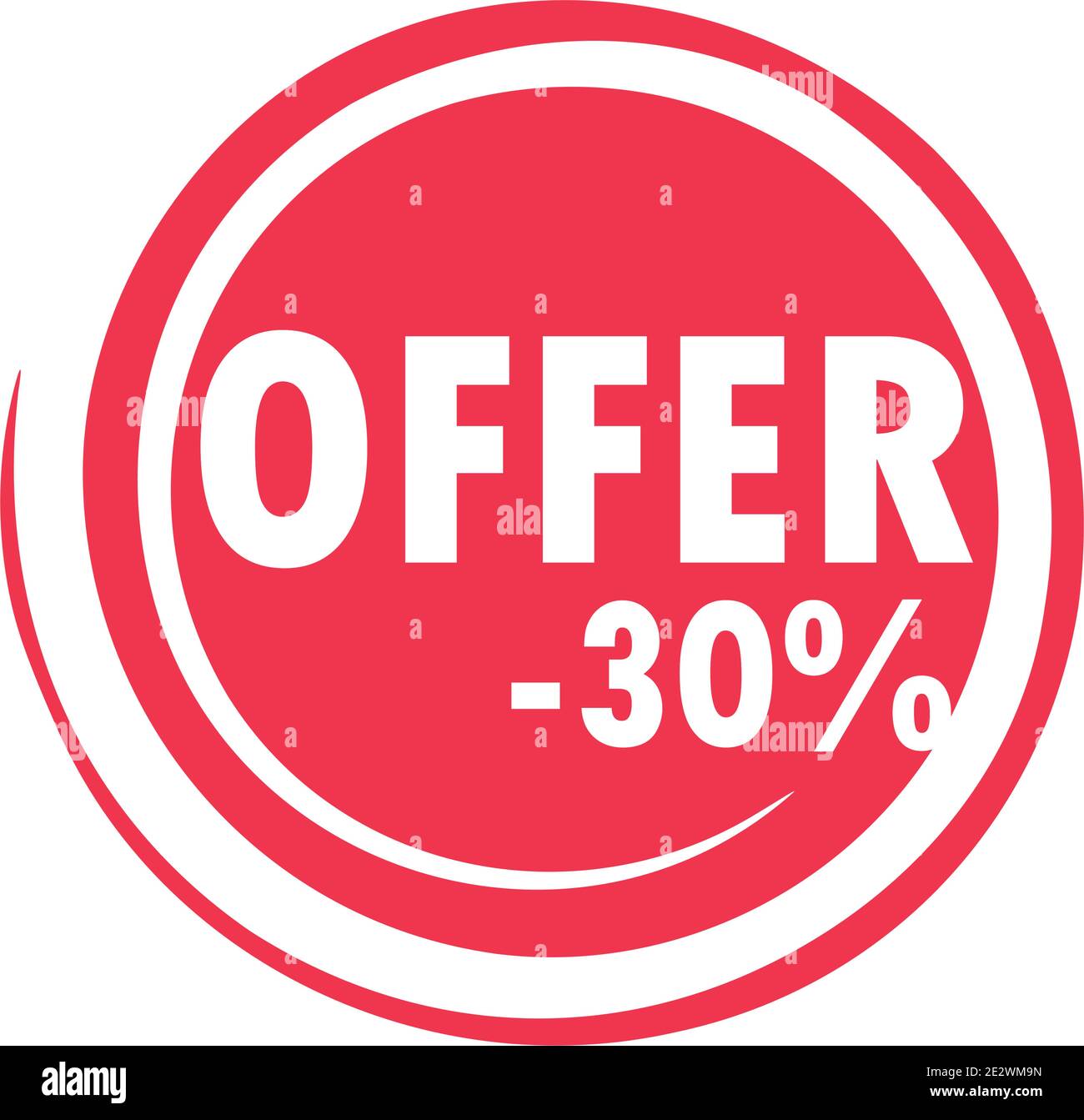 sale offer discount label design over white background vector ...