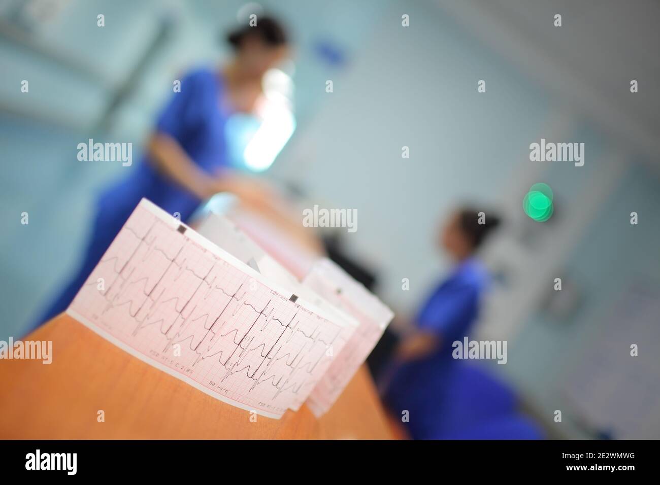Ecg woman hi-res stock photography and images - Alamy