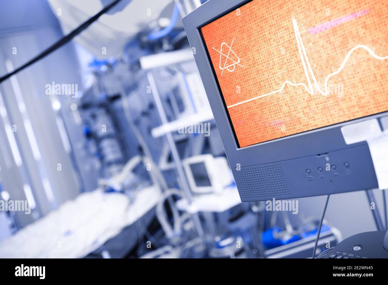 Ecg monitor death hi-res stock photography and images - Alamy