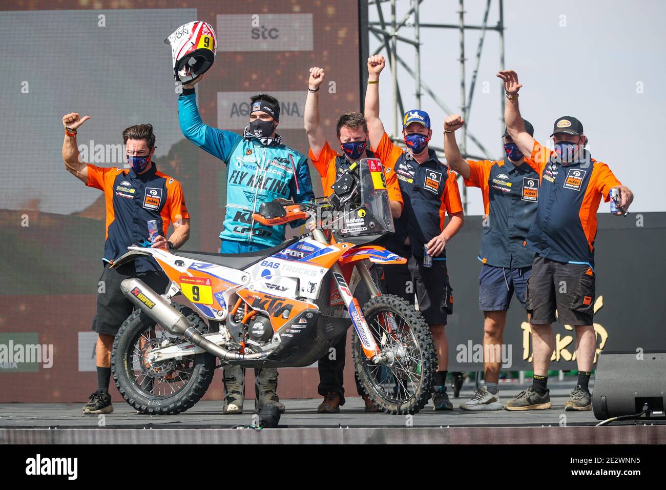 Yanbu and Jeddah, in Saudi Arabia. 15th Jan 2021. Howes Skyler (usa ...